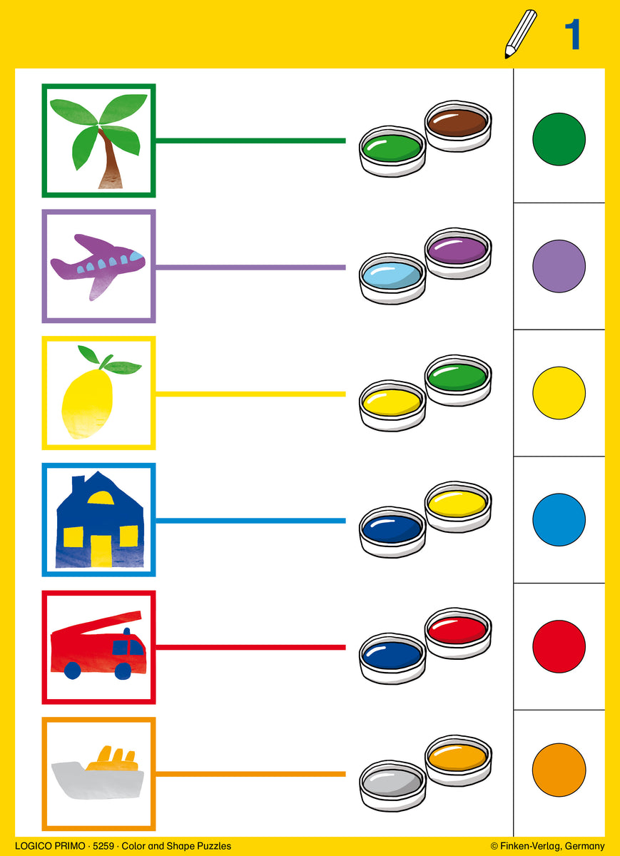 LOGICO Primo - Educational Color and Shape Puzzles for Kids (Age 3 ...